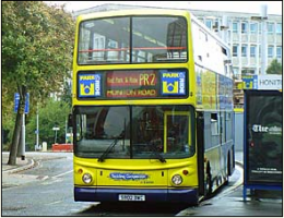 Local buses and trains